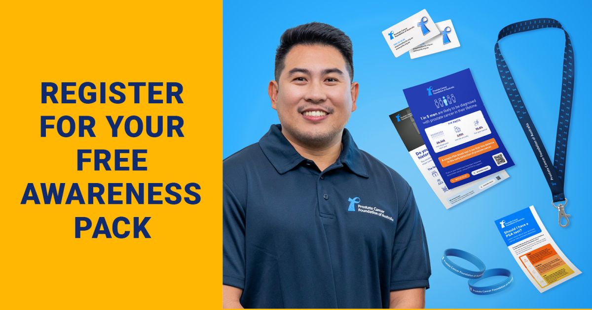 Get your free Prostate Cancer Awareness Pack | PCFA